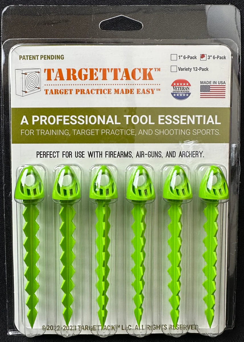 TargetTacks® 3-Inch (6-Pack) For Archery – Night Watchman Products